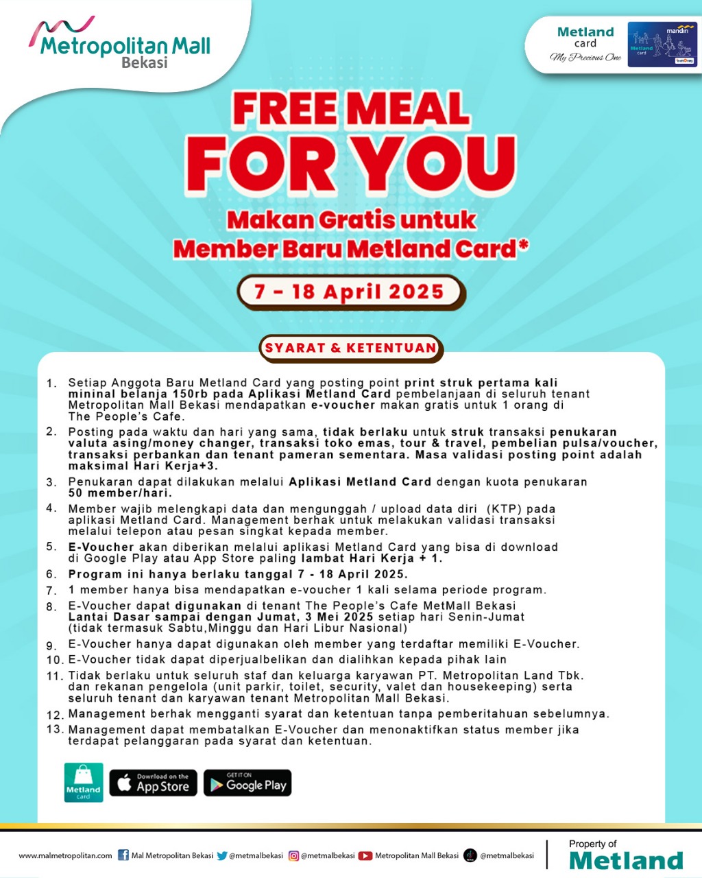 Metropolitan Mall Bekasi - Dunia Belanja dan Rekreasi