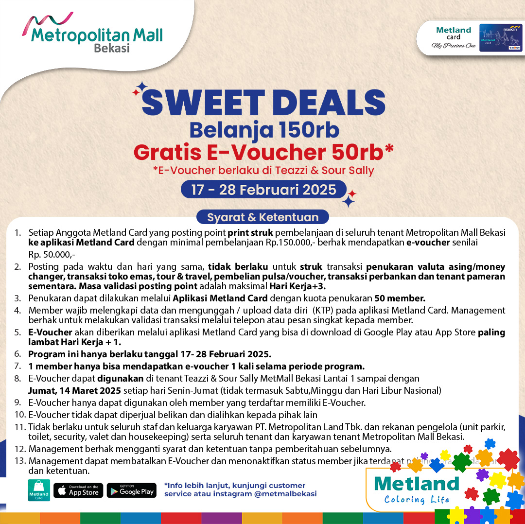 Metropolitan Mall Bekasi - Dunia Belanja dan Rekreasi